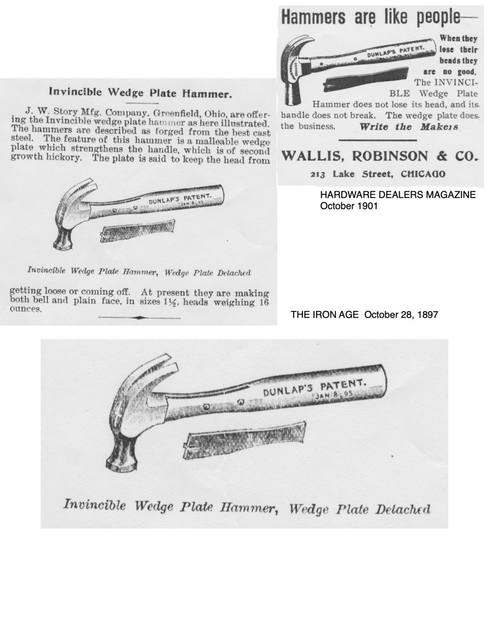 Invincible Wedge Plate Hammer | Hammer Museum
